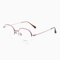 China IP Plating Optical Frames Retro Beta Titanium Glasses Frame for sale