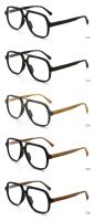 China Handmade Retro Imitation Wood Acetate Optical Glasses Frame For Men And Women for sale