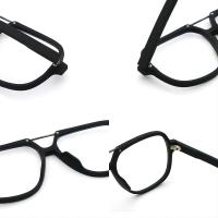 China Handmade Retro Imitation Wood Acetate Optical Glasses Frame For Men And Women for sale