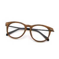 China Latest Styles Wood Grain Acetate Optical Glasses Frame MR 6114 for sale