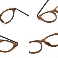 China Latest Styles Wood Grain Acetate Optical Glasses Frame MR 6114 for sale