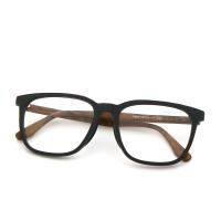 China 2024 Unique Polygons Wood Grain Acetate Glasses Frame MR 8082 for sale