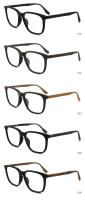 China 2024 Unique Polygons Wood Grain Acetate Glasses Frame MR 8082 for sale