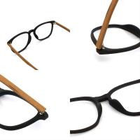 China Wholesale Glasses Imitation Wood Acetate Glasses Frame Custom Order for sale