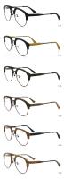 China Temple Adjustable Imitation Wood Acetate Optical Glasses MR 15144 for sale