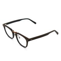 China Full-rim Frame Enduro Wood Grain Acetate Optical Glasses Frame For Men And Women for sale