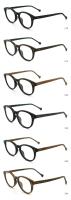 China Elliptic Wood Copy Acetate Optical Glasses Frame Wholesale MR 251013 for sale