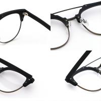 China Factory Manual Vintage Wood Grain Acetate Glasses Frame MR 096 for sale