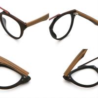 China Vintage Manual Wood Grain Acetate Optical Glasses Frame MR 0361 for sale