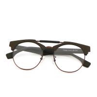 China Cheap And Fine Imitation Wood Acetate Optical Glasses Frame MR 0366 for sale