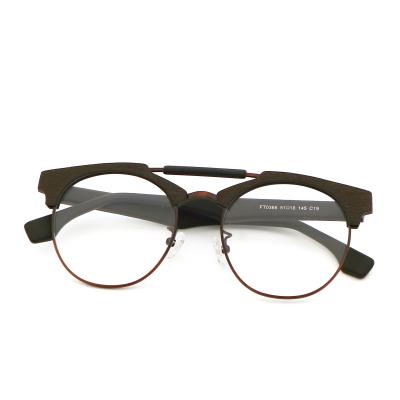 China Cheap And Fine Imitation Wood Acetate Optical Glasses Frame MR 0366 for sale