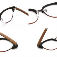 China Compound Color Imitation Wood Acetate Glasses Frames MR 0462 for sale