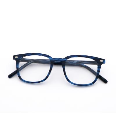China Adjustable Temple Handmade Acetate Optical Glasses Frames MR 98018 for sale