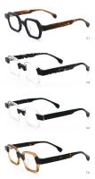 China Retro Fashion Personality Acetate Optical Glasses Frame Unisex MR 98022 for sale