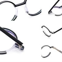 China Black Artisanal Personality Acetate Titanium Glasses Fad Retro Frame MR 98031 for sale
