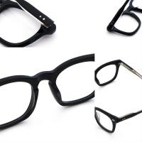 China Square Acetate Rectangular Glasses Classic Retro Artisanal Personality Thick for sale