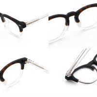 China Titanium Thin Thick Acetate Glasses Frames MR 98052 for sale