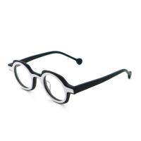 China Black Brown Blue Acetate Glasses Optical Frames MR 98061 for sale