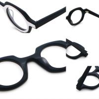 China Black Brown Blue Acetate Glasses Optical Frames MR 98061 for sale