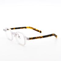 China Arrivals Polygons Grey Green Acetate Glasses Frame High Quality for sale