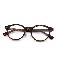 China Multicolored Classic Elliptic Acetate Optical Frame Glasses MR 98615 for sale