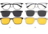 China Large Frame Optical Glasses Set Of Polarized Night-Vision Film for sale
