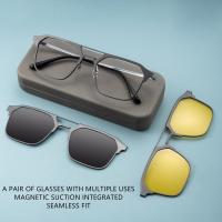 China Goggles Triple Purpose Glasses Pultitanium Aluminum Magnetic Glasses for sale