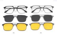 China Goggles Triple Purpose Glasses Pultitanium Aluminum Magnetic Glasses for sale