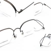 China IP Plating Optical Frames Retro Beta Titanium Glasses Frame for sale