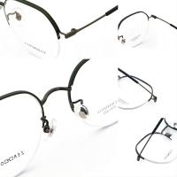 China Ladies  Gold Beta Full Titanium Glassess Frames Super Elastic for sale