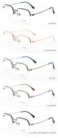 China Titanium Half Frame Glasses Polygons Titanium Glasses Beta Titanium Frame Glasses for sale