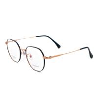 China Beta Titanium Eyewear Unisex IP Plating Frame Retro Style Glasses for sale