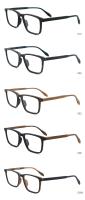 China Wood Frame Glasses Men'S Retro Literature Art Handmade Acetate Optical Glasses Frames for sale