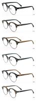 China Handmade Wood Grain Glasses Wood Copy Acetate Eyeglass Frame MR 4246 for sale