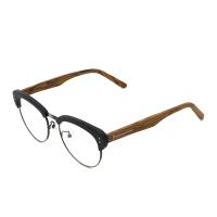 China Handmade Acetate Retro Wood Copy Optical Glasses Frame MR 5309 for sale
