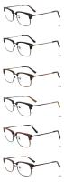 China Imitation Wood Vintage Compound Color Acetate Glasses Frames MR 5352 for sale