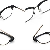 China Imitation Wood Vintage Compound Color Acetate Glasses Frames MR 5352 for sale