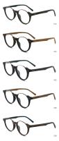China Wood Grain Retro Optical Eyeglasses Handmade Acetate Glasses MR 5359 for sale