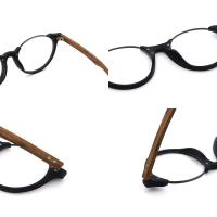 China Wood Grain Retro Optical Eyeglasses Handmade Acetate Glasses MR 5359 for sale