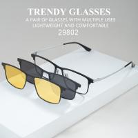 China Dual-Purpose Glasses Pure Titanium Aluminum Optical Glasses Frame for sale