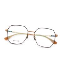 China Unisex Designer Pure Ladies Titanium Glasses Frames Plastic 6004 for sale