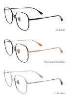 China Unisex Designer Pure Ladies Titanium Glasses Frames Plastic 6004 for sale