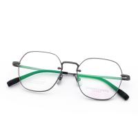 China Thin Safety Glasses Lightweight Comfortable Pure Titanium Optical Frame for sale