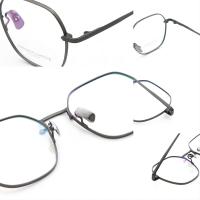 China Thin Safety Glasses Lightweight Comfortable Pure Titanium Optical Frame for sale
