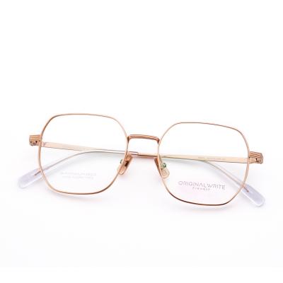 China Fashion Designer IP Plating Pure Titanium Optical Frames 88203 for sale