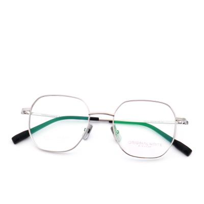 China IP Plating Adjustable Pure Titanium Glasses Frames For Women Men for sale