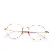 China Round Optical Frames Pure Titanium Frame Glasses Elasticity 88211 for sale