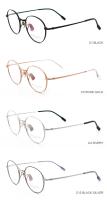 China Round Optical Frames Pure Titanium Frame Glasses Elasticity 88211 for sale