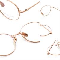 China Round Optical Frames Pure Titanium Frame Glasses Elasticity 88211 for sale