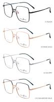 China Spectacle Designer Square Ultralight B Titanium Glasses Frame 66195 for sale
